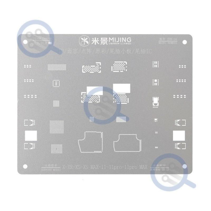 Mijing Dot Projector Face ID BGA Reballing Stencil For iPhone X Xs 11 ...